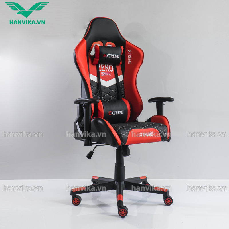 Ghế Gaming Extreme Zero V1+ xoay ngả 180 độ (Red – Black)
