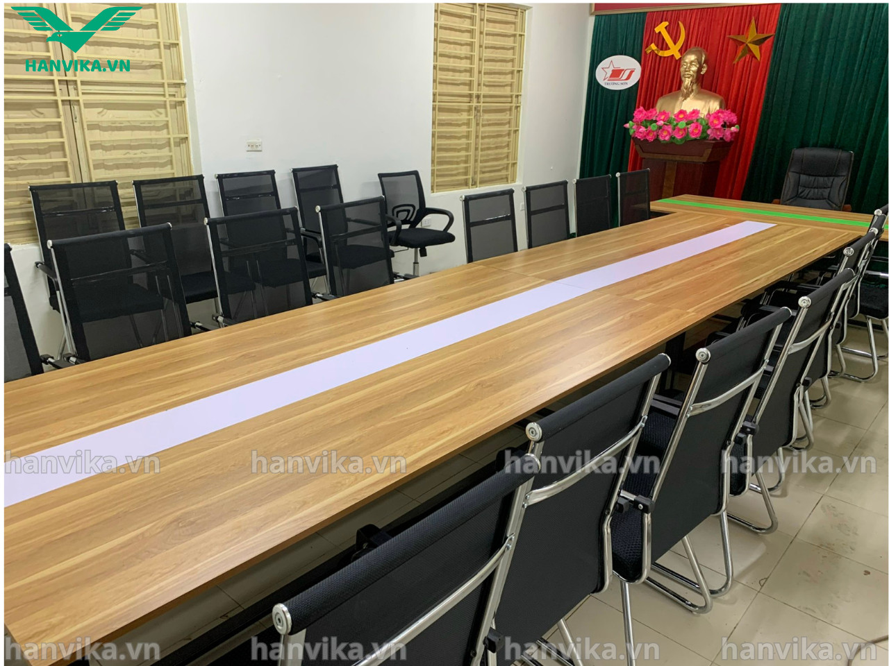 Bàn họp văn phòng kích thước 2mx1m2x75cm - Hanvika chuyên bàn ghế ...