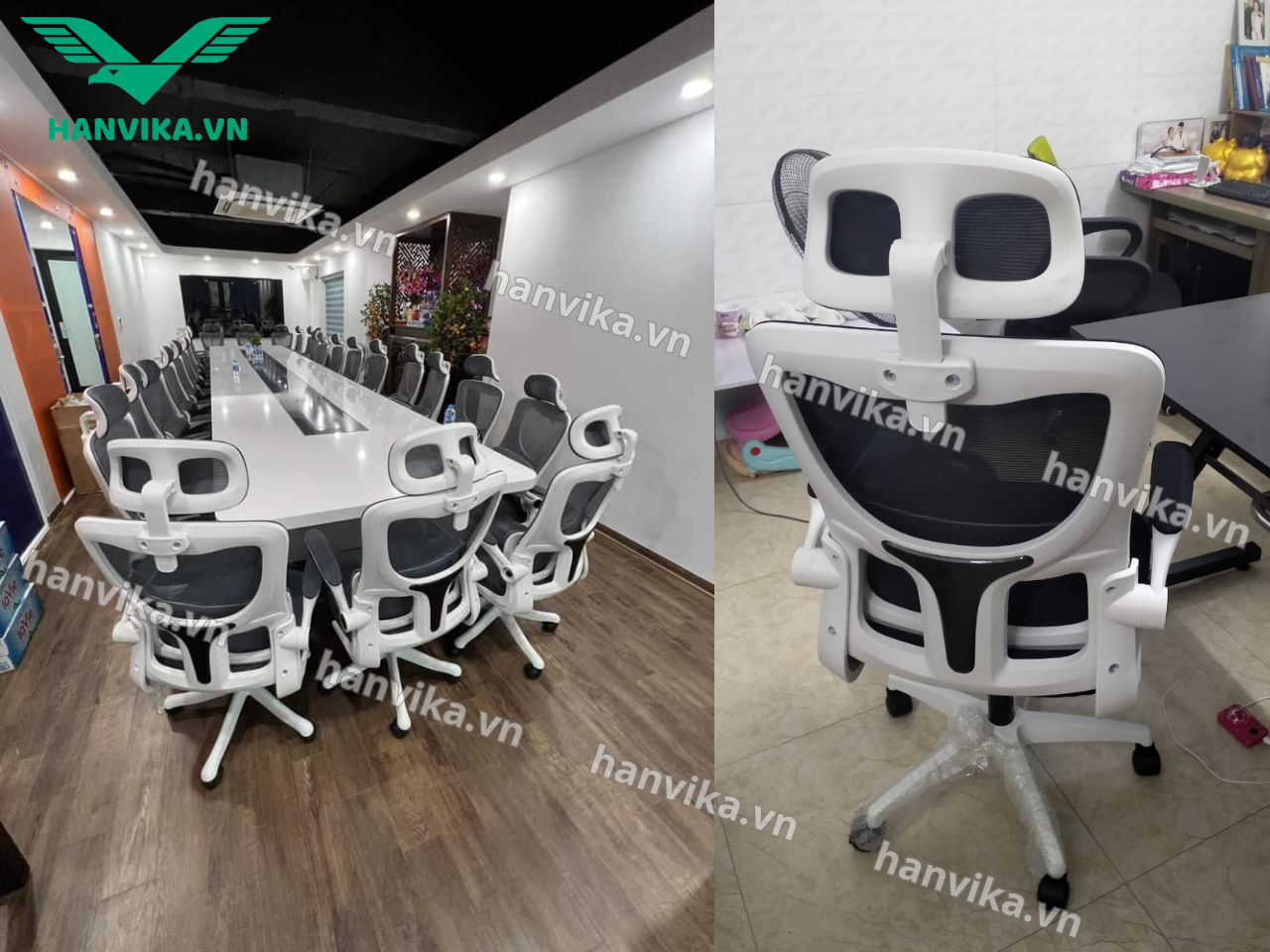 Ghế Công Thái Học Cao Cấp HVK-S05 – Màu ghi - Hanvika – Setup Nội Thất ...