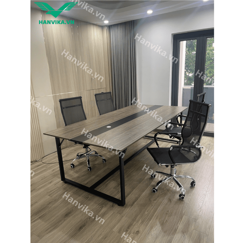 Bàn họp văn phòng kích thước1m8x1m2x75cm - Hanvika chuyên bàn ghế ...
